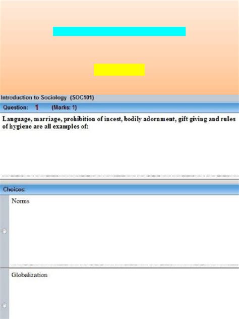 Soc101 Midterm Mcqs By Waqar Siddhu Pdf