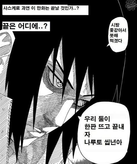 투디갤 나루토 최종보스 요약짤에 있는 사스케 이짤