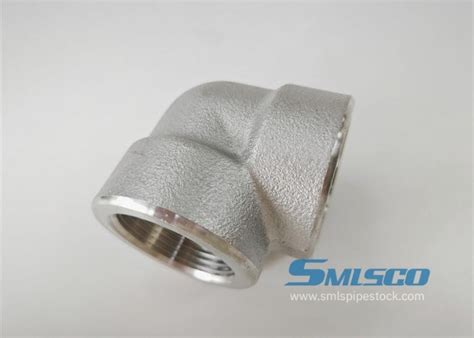 Astm A182 F316l Socket Weld Elbow Class 3000 Forged Fitting