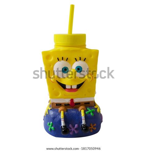 Spongebob Drinking Water