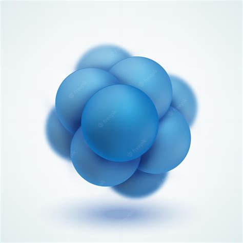 Premium Vector Abstract Molecular Structure