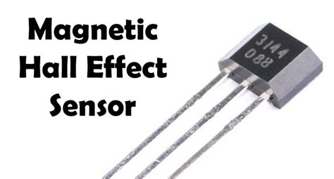 Magnetic Hall Effect Sensor Arduino Programming Interfacing Applications