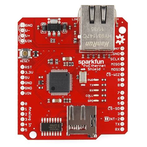 Sparkfun Ethernet Shield Para Arduino Sparkfun Bricogeek