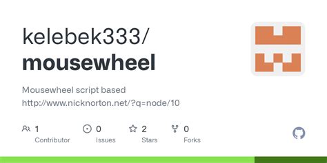 Github Kelebek333mousewheel Mousewheel Script Based