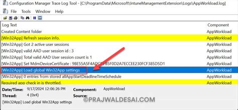 New Intune Appworkload Log For Troubleshooting Win32 Apps