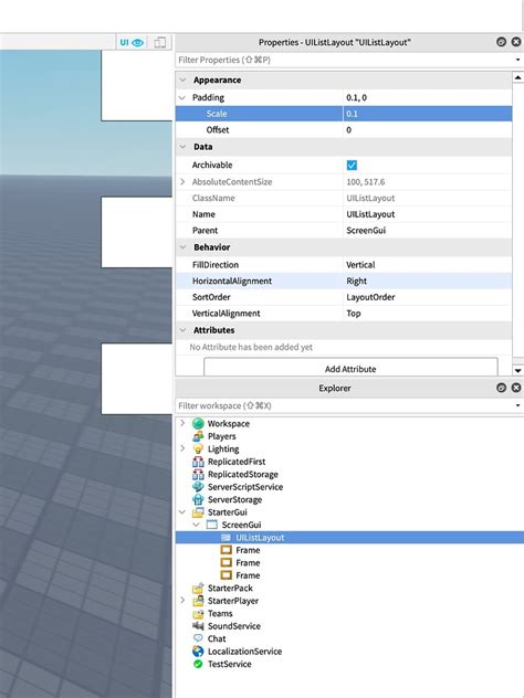 When Using GUI Frames How Can You Set The Position To Align To The Right Screen Instead Of The