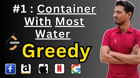 Container With Most Water Leetcode Explained Two Pointer Approach In C Youtube