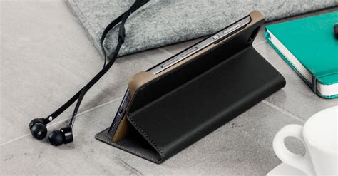 Official Huawei P Lite Flip Cover Case Black