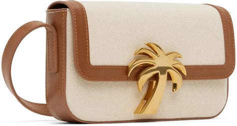 Palm Angels Beige Palm Bridge Bag Shoulder Bags Free Shipping