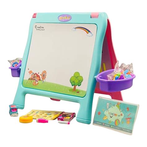 Tabla Magnetica Pentru Copii Cu Doua Fete Ideala Pentru Desenat Si
