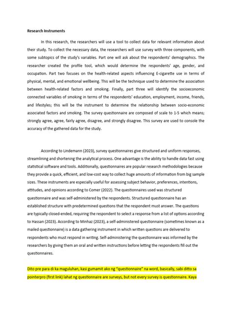 Research Instruments Pdf