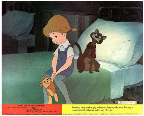 The Rescuers Walt Disney Animation Original Lobby Card 1977 Penny Rufus