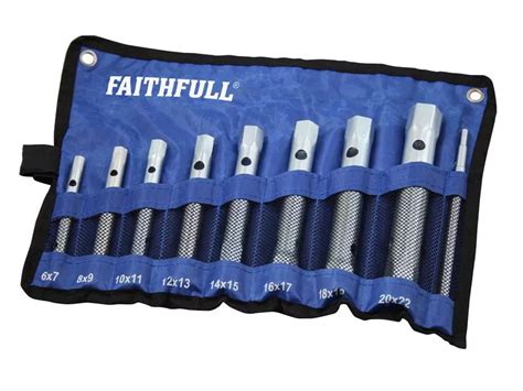 Faithfull Box Spanner Set 8 Piece Carey Tools