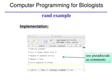 Ppt Computer Programming For Biologists Powerpoint Presentation Free
