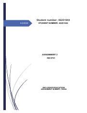 INC3701 Assignment 2 Pdf Babe Number 46251944 6 2 2022 Babe NUMBER 46251944 ASSIGNMENT