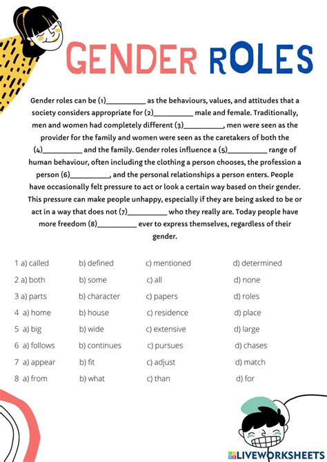 6552081 Gender Role Mclaudia Liveworksheets
