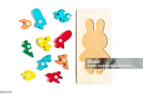 모양 몬테소리 스타일 장난감 세트 어린이 미취학 아동을위한 나무 환경 친화적 인 논리 게임 아기 발달을위한 놀이 유아 발달을위한 교육 요소 모음 0명에 대한 스톡 사진 및