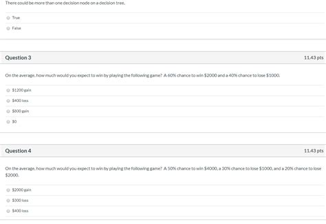 solved there could be more than one decision node on a