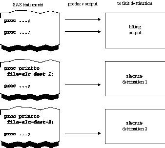 Directing SAS Output And The SAS Log Routing The Output And The SAS