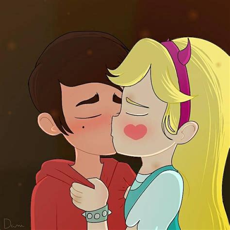 Starco Kiss Redraw By Danihuwu On Deviantart