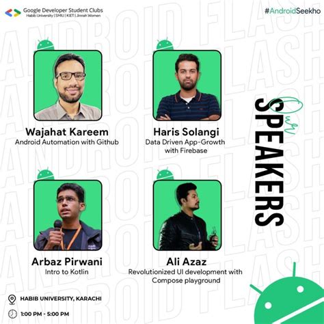 Syed Ahmed Shah On Linkedin Gdsc Androidseekho Habibuniversity Androiddevelopment