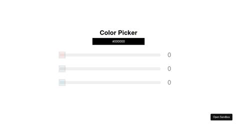 React Slider Codesandbox