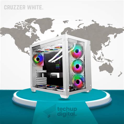 Jual Casing Hose Cruzzer White Tempered Glass Casing Pc Shopee Indonesia