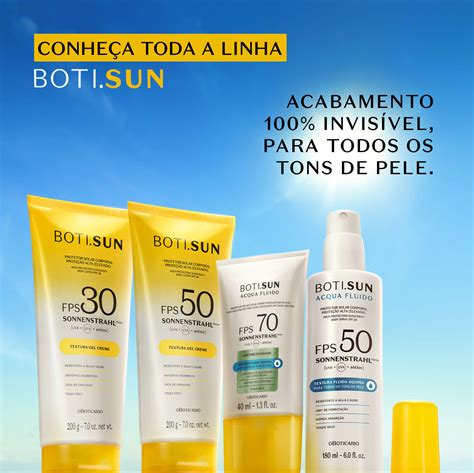 Protetor Solar Facial Antissinais Fps30 Botisun Acqua Fluido 40ml O