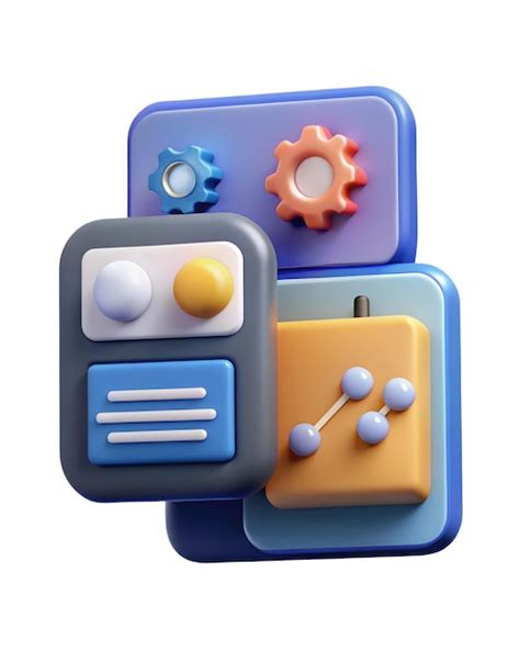 Ai Algorithm And Content Creation Icons For Marketing Design On White Background Premium Ai