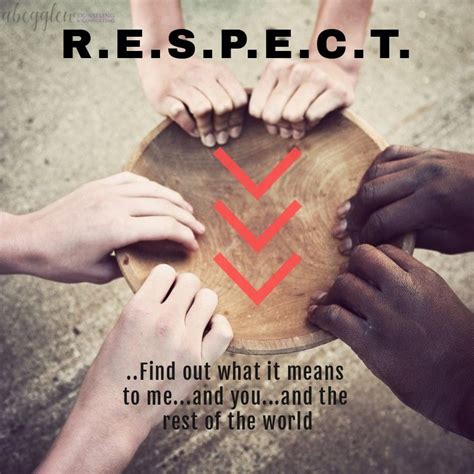 R E S P E C T Find Out What It Means To Me And You And The Rest Of The World