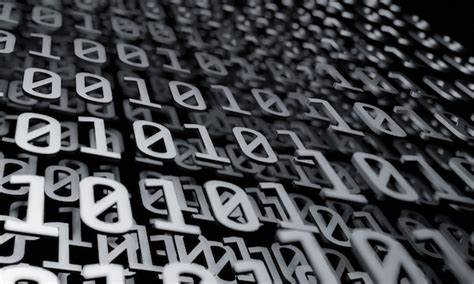 Premium Photo Binary Data In Grayscale Stacking On Each Other