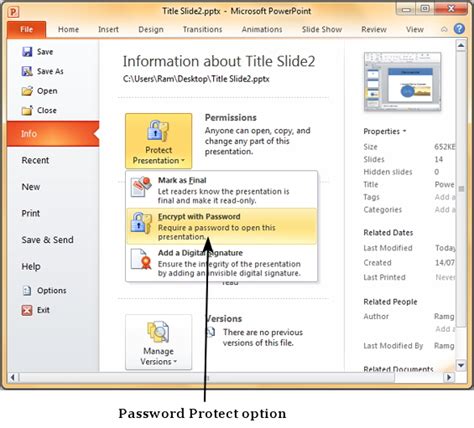 How To Password Protect A Powerpoint Truejfiles