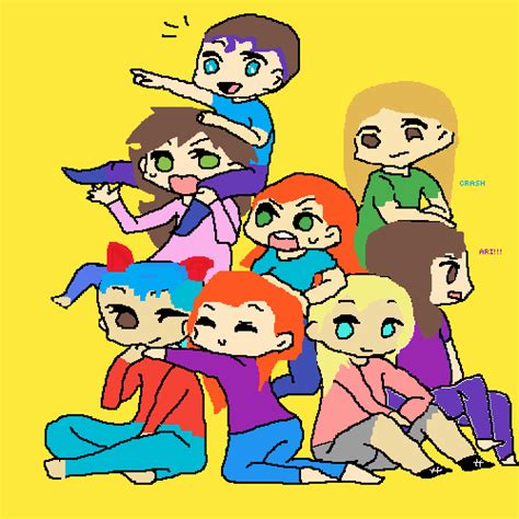 Editing Me My Friends And Jaiden Animations Free Online Pixel Art