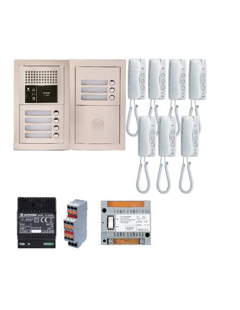 Pack Audio 7 Bp Encastré Module Vigik Centrale 7 Gt1d And Alim Gtba7e Aiphone 200378