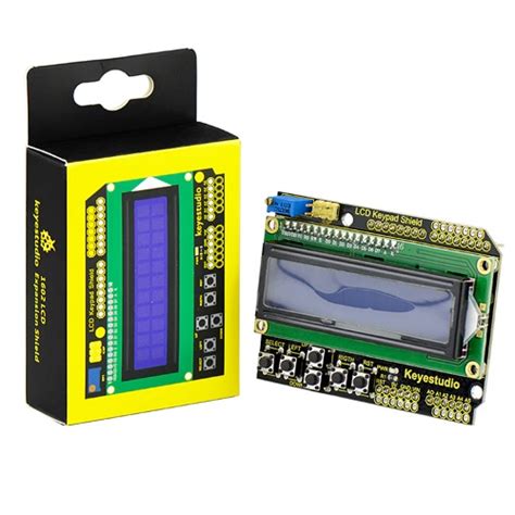 UNO LCD1602 Shield S Tipkami Keyestudio Kompatibilno Z Arduino 3DSVET