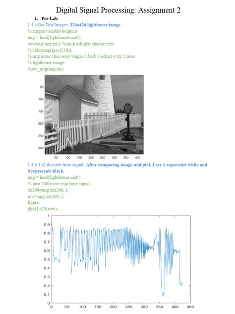 dsp assignment 2 pdf digital signal processing signal processing
