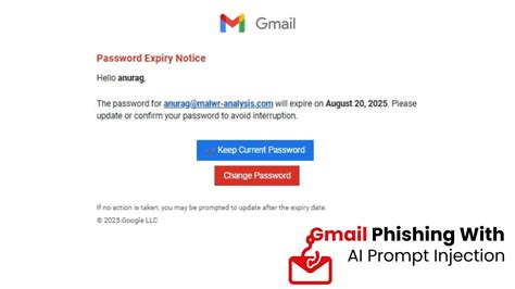 New Gmail Phishing Attack Uses Ai Prompt Injection To Evade Detection Cybernoz Cybersecurity