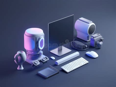 Modern And Antique Technology Devices Digital And Analog Devices