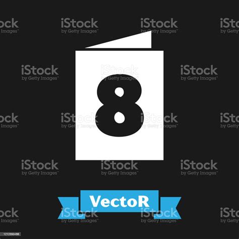 검은 색 배경에 격리 8 3 월 아이콘 흰색 인사말 카드 국제 해피 우먼의 날 벡터 일러스트레이션 0명에 대한 스톡 벡터 아트 및 기타 이미지 Istock