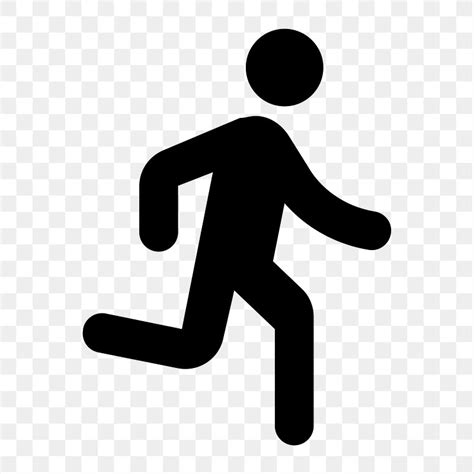 Running Stickman Clipart