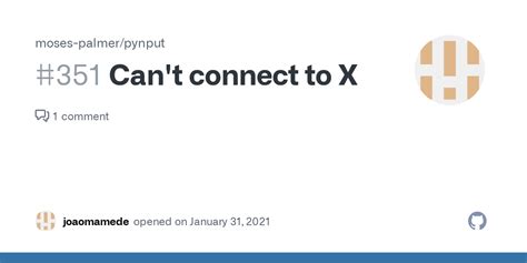 Cant Connect To X · Issue 351 · Moses Palmerpynput · Github