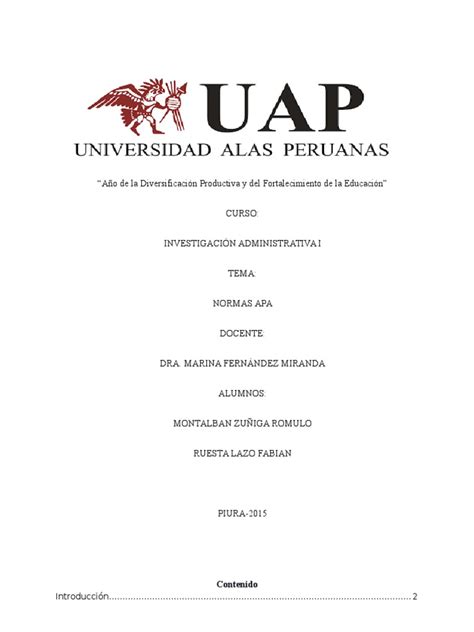 Normas Apa 6ta Edicion Presentar Pdf Estilo Apa Publicación