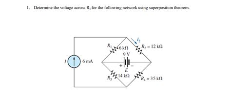 Solved Determine The Voltage Across R For The Following Chegg Com