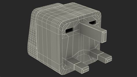 Electrical Plug Type G Adapter White 3d Model 24 3ds Blend C4d