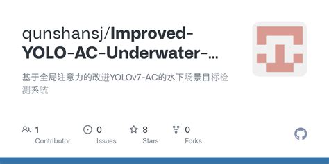 Github Qunshansj Improved Yolo Ac Underwater Object Detection Global Attention