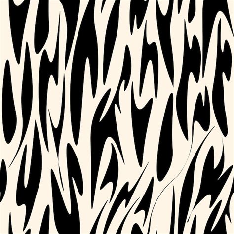 Premium Vector Abstract Wavy Shapes Decorative Seamless Pattern Repeating Background