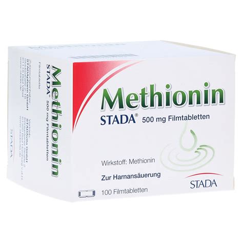 Erfahrungen zu METHIONIN STADA 500 mg Filmtabletten 100 Stück N3 ...