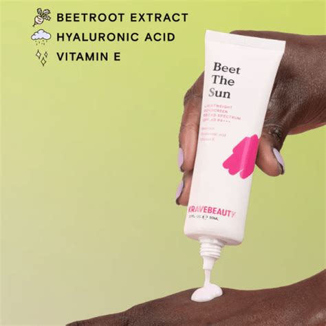 Is The Krave Beauty Beet The Sun Sunscreen Worth The Hype Beauty Within