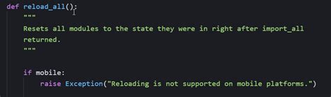 Document That Renpyreloadscript Is Not Supported In Mobile · Issue