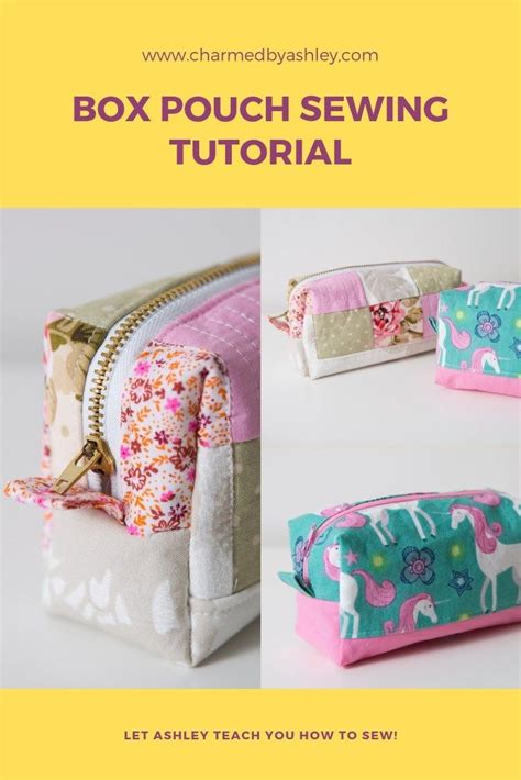 Box Zipper Pouch Pouch Sewing Sewing Tutorials Pouch Tutorial